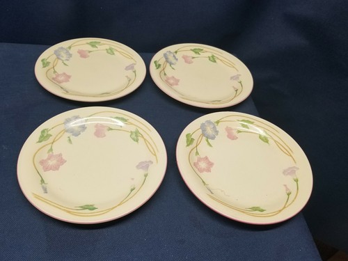 Vintage Sango "Primavera" Stoneware Dessert/Salad Plates #8495 Cream ...
