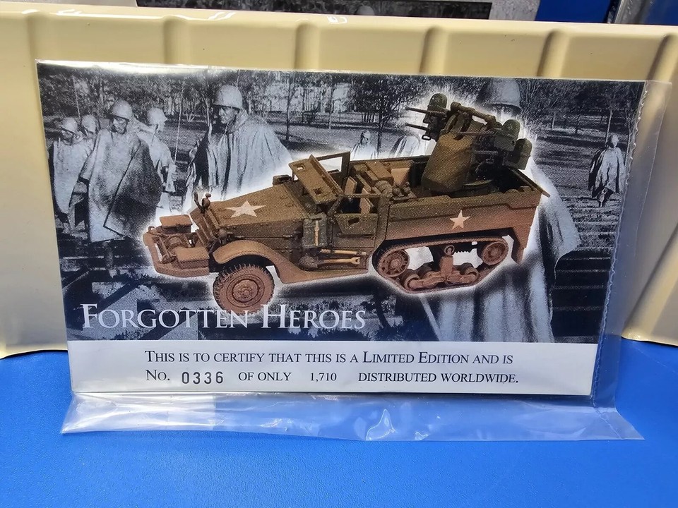 Corgi #US60415 Forgotten Heroes, M16 Machine Gun Motor Carriage 1:50 ...