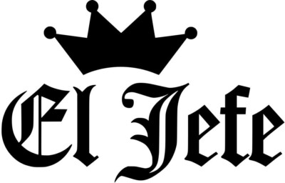 El Jefe Text Crown Vinyl Sticker Decal JDM Race Drift - Choose Size ...