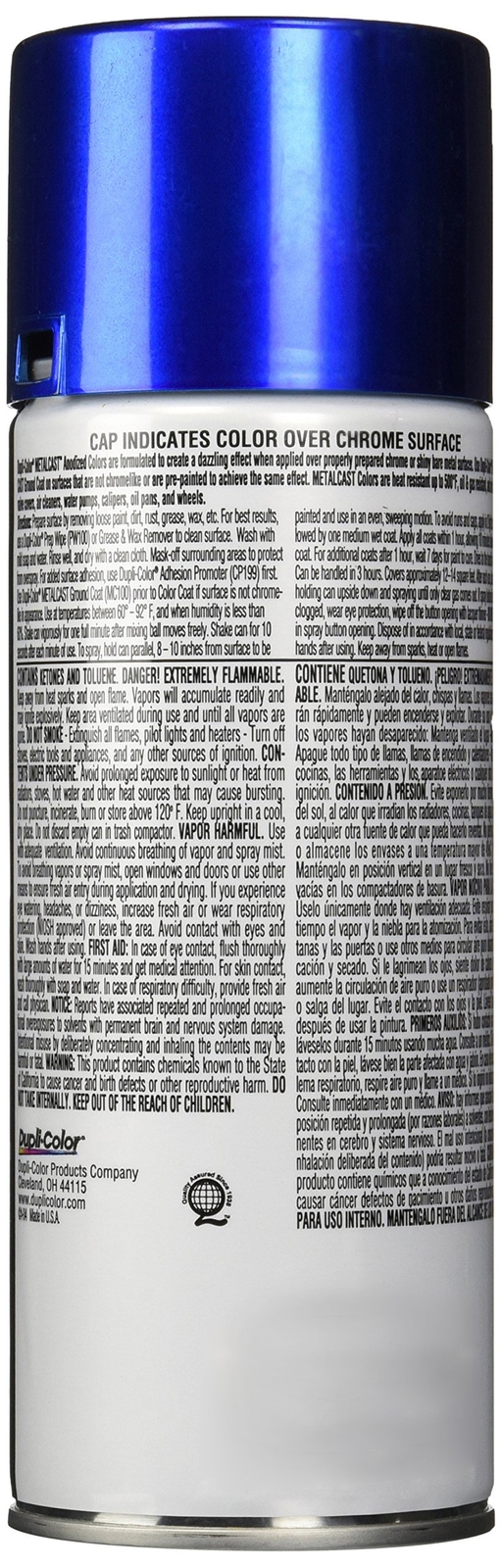 Dupli-Color MC201 Metalcast Automotive Spray Paint - Blue Anodized ...