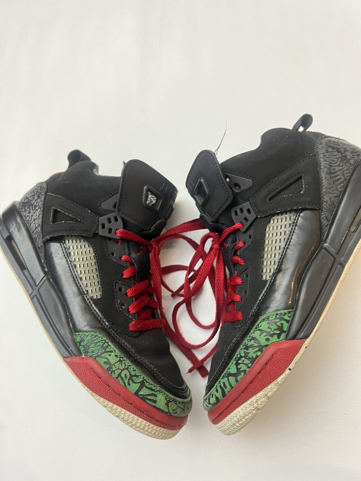 Nike Air Jordan Retro Spizike Black Red Green Size 6.… - Gem