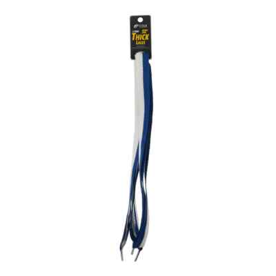 Titan Shoe Laces 52" Inches Thick Two Tone White & Royal Blue Skates ...