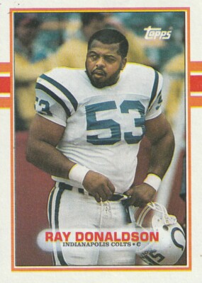 FREE SHIPPING-MINT-1989 Topps Ray Donaldson #211 COLTS PLUS BONUS CARDS ...