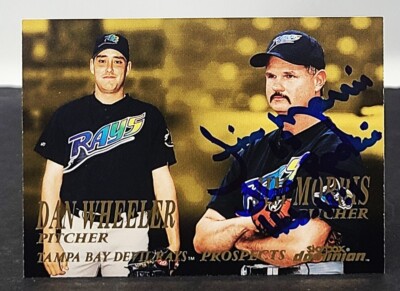 JIM MORRIS Signed "The Rookie" 2000 Skybox Baseball Card #282 Tampa Bay ...