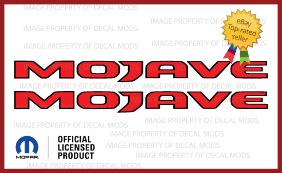 Buy 2018 - 2022 Jeep Gladiator MOJAVE hood decals stickers graphics JT ...