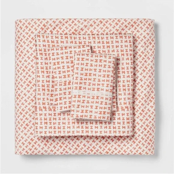 400 Thread Count Dot Print Performance Sheet Set - Full - Threshold | eBay