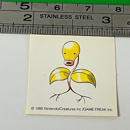 Bellsprout - Pokemon 151 Sticker Seal Very Rare Anime Game TCG Japanese ...