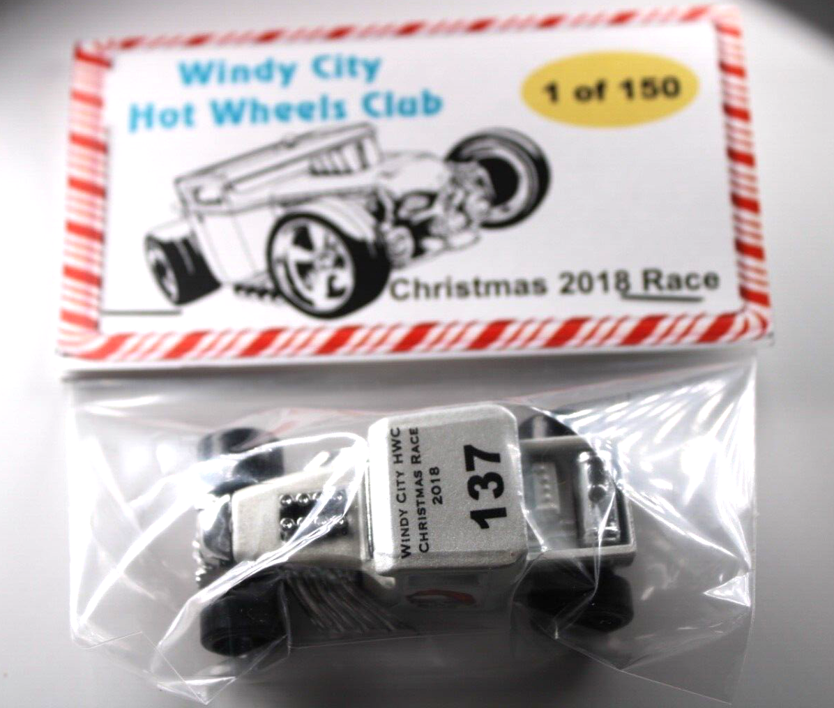 Hot Wheels 2018 Windy City Club Christmas Race Bone Shaker (Custom Code ...