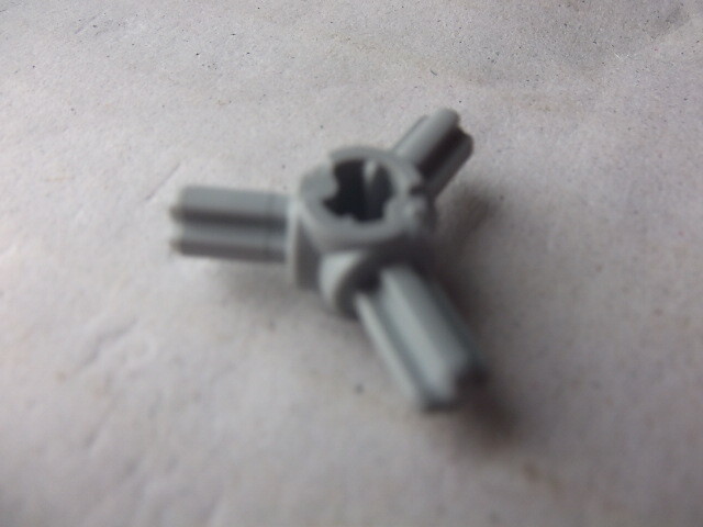 Lego Technic Axle Connector Hub With 3 Axles 57585 Bright Grey X4 for ...