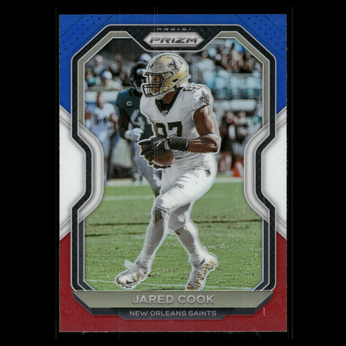 Jared Cook #247 2020 Panini Prizm Blue New Orleans Saints Football Card ...