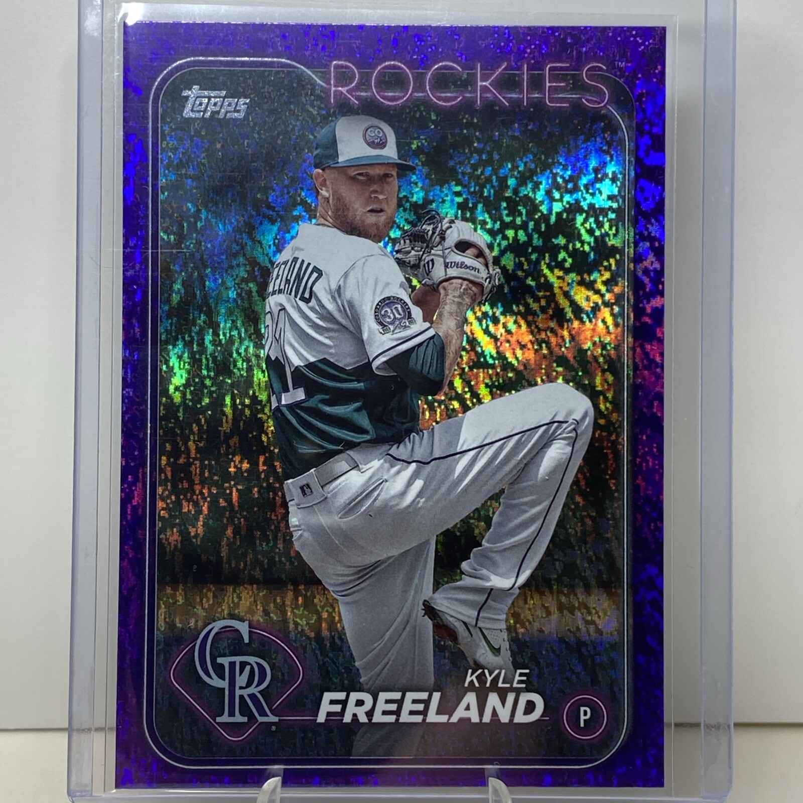 2024 Topps Series 1 Kyle Freeland Purple Holofoil#/799 Rockies Color ...