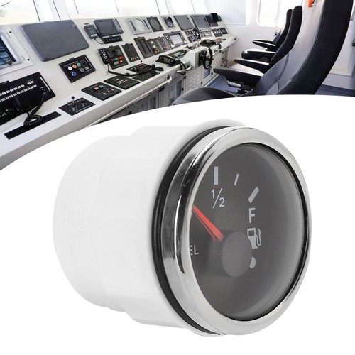 *2in Fuel Level Gauge Intelligent Alarm IP67 Marine Auto Instrument 316 ...