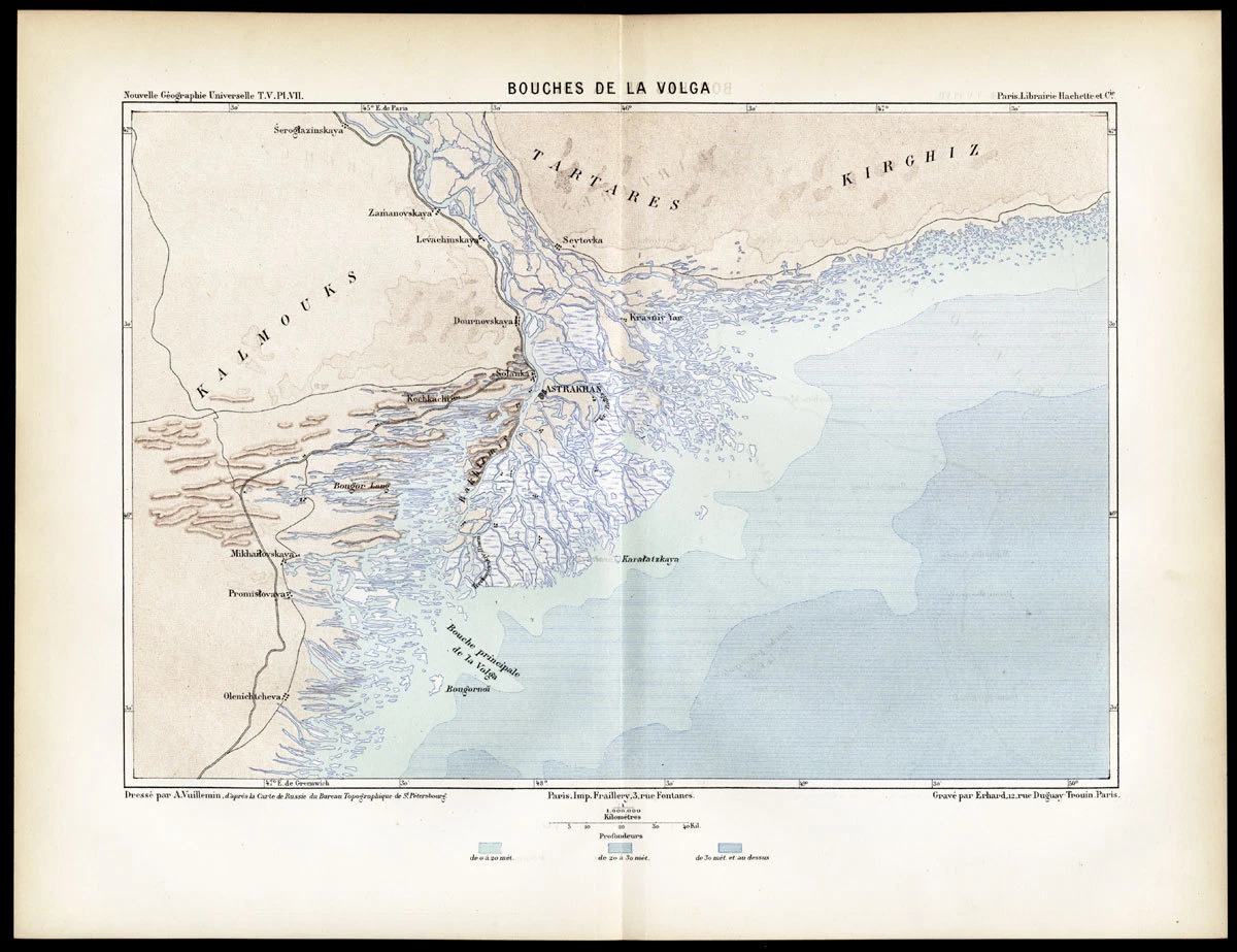 Volga River Map