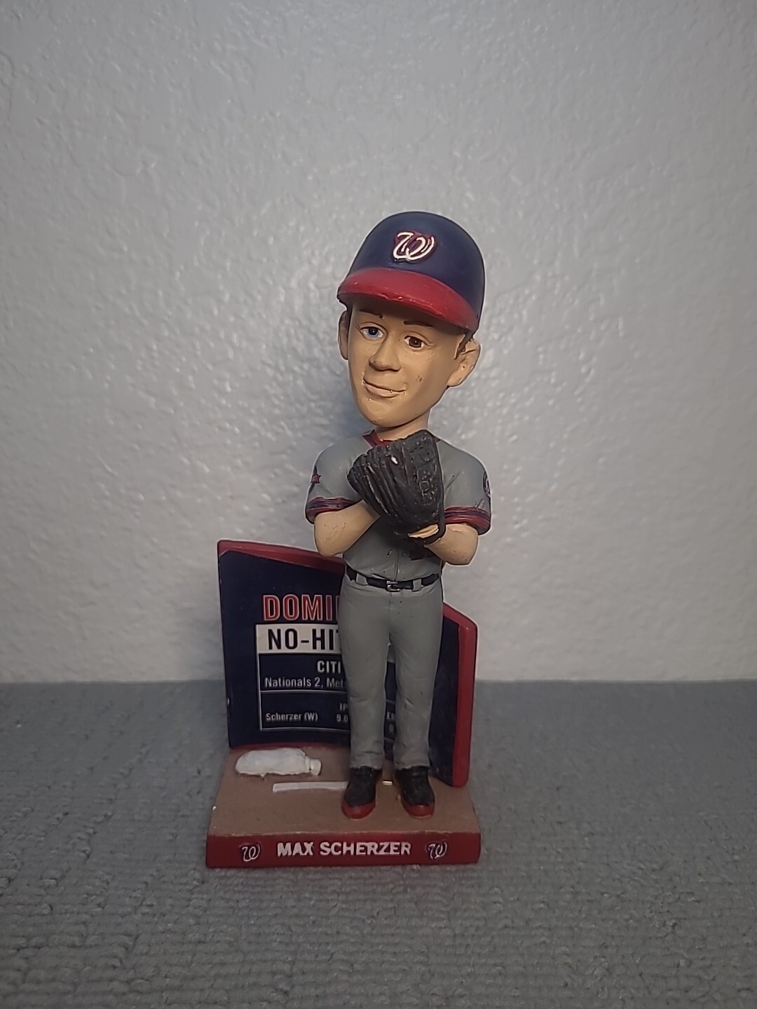 2016 MAX SCHERZER Bobblehead Washington Nationals No Hitter | eBay