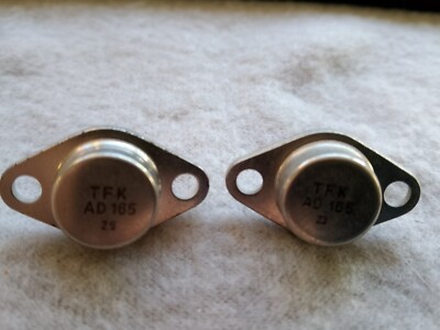 2x AD165 Germanium NPN Transistor Uce 20V Ucb 25V 1A 6W TO213 TO66 K85 ...