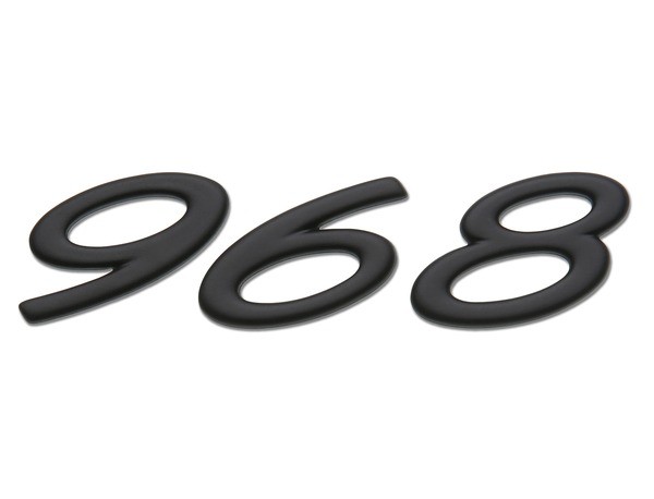 Genuine Porsche 968 Club Sport 968 CS Black Rear Badge Gt3 Gt2 for sale ...