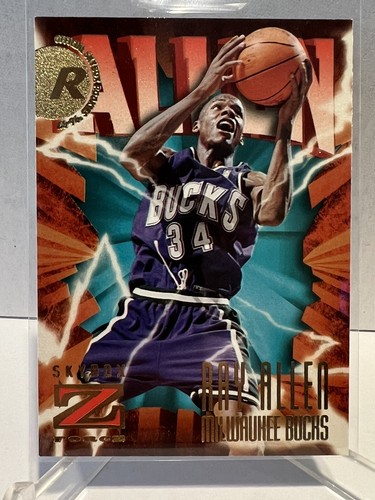 Ray Allen Rookie 1996-97 Skybox Z Force - #140 RC Milwaukee Bucks | eBay