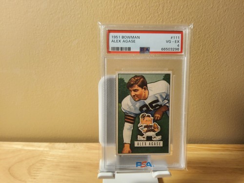 1951 Bowman - #111 Alex Agase PSA 4 | eBay