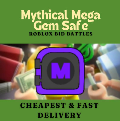 1X Roblox Bid Battles Mega Gem Safe - Cheapest & Fast Delivery | eBay