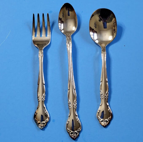 Oneida USA Affection 3 Piece Baby Set Silver-Plated New | eBay