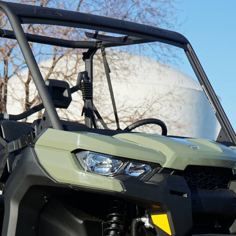 Cross Bar Rear-View Center Mirror Kit For Can-Am Defender HD5 HD7 HD8 ...
