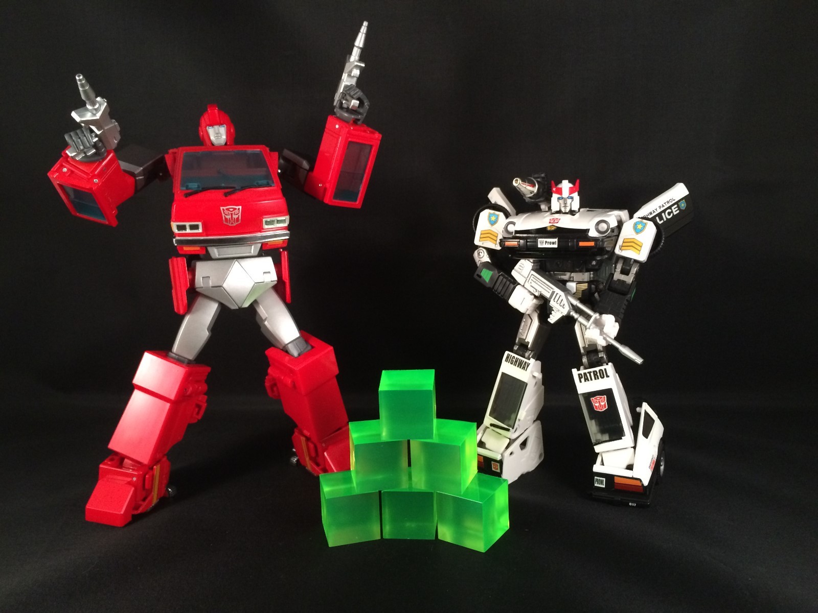 Masterpiece Scale Energon Cubes - Cybertronian Green | eBay