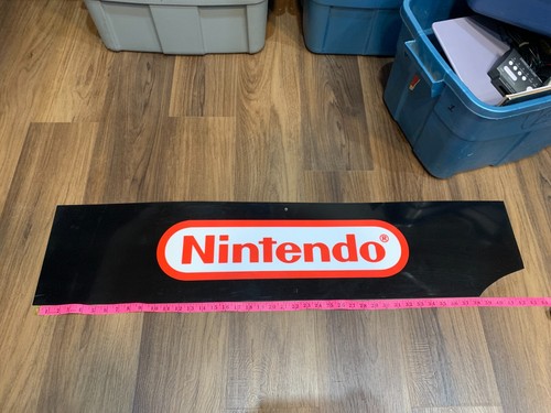DAMAGED 43 INCH Store Display Top Shelf Official NINTENDO Banner for ...