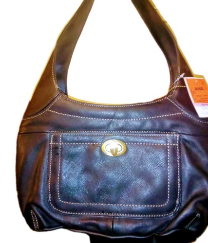 NEW W Tags STRADA Black Genuine Leather Bag Shoulder Purse Soft | eBay