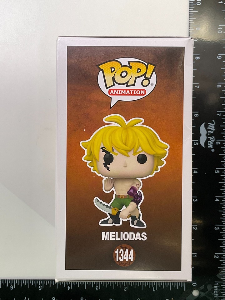 Funko Pop! Seven Deadly Sins Meliodas #1344 PX Previews Glow Chase ...