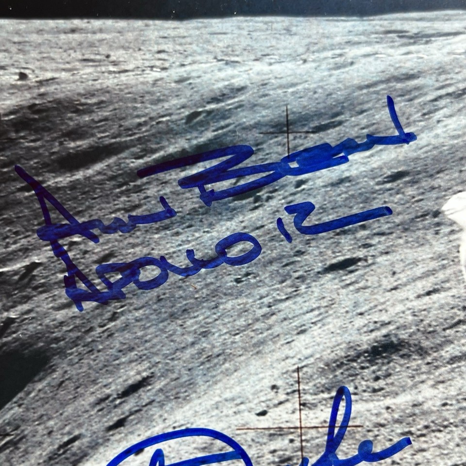 MOONWALKERS * JSA * Apollo Astronauts Signed Autograph Alan Bean Edgar ...