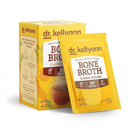 Dr. Kellyann Bone Broth Packet Original Homestyle Flavor 7 Serving HOT ...