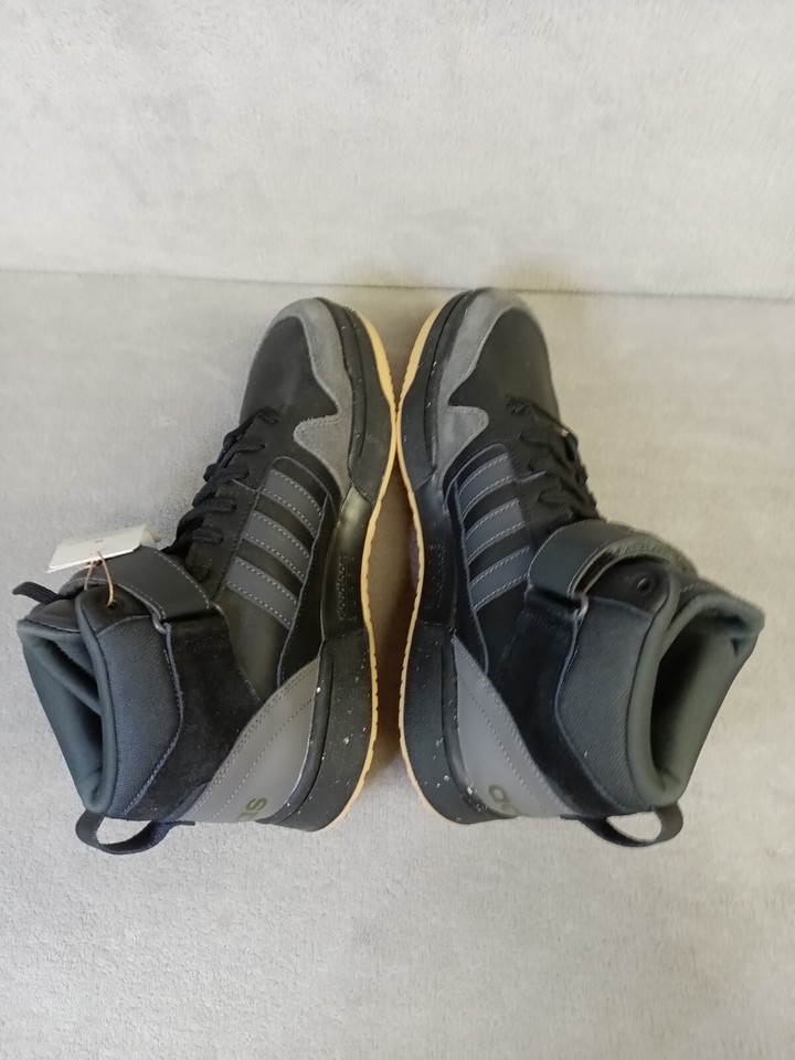 Adidas Mid Top Shoe Men’s Size 10 Black Gray ID2426 NEW | eBay