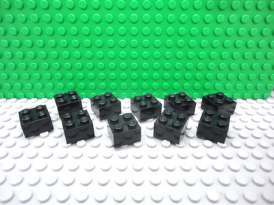 Lego 10 Black 2x2 brick block NEW | eBay