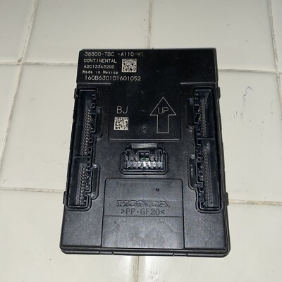 2017 17 HONDA CIVIC SEDAN EX BODY CONTROL MODULE BCM BCU 38800-TBC-A11 ...
