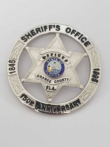 Obsolete Orange County Florida Commemorative badge, Obsolete Sheriff ...