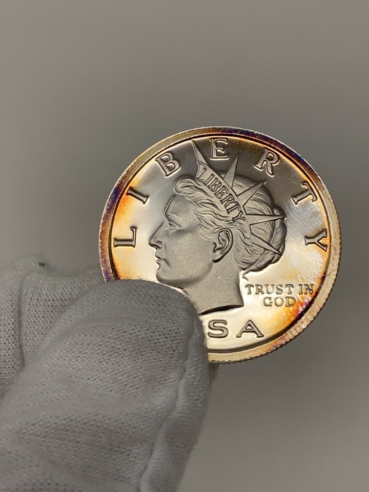 Lot of 8 2005 Liberty & Torch $10 NORFED 1/2 oz .999 Fine Silver Round ...