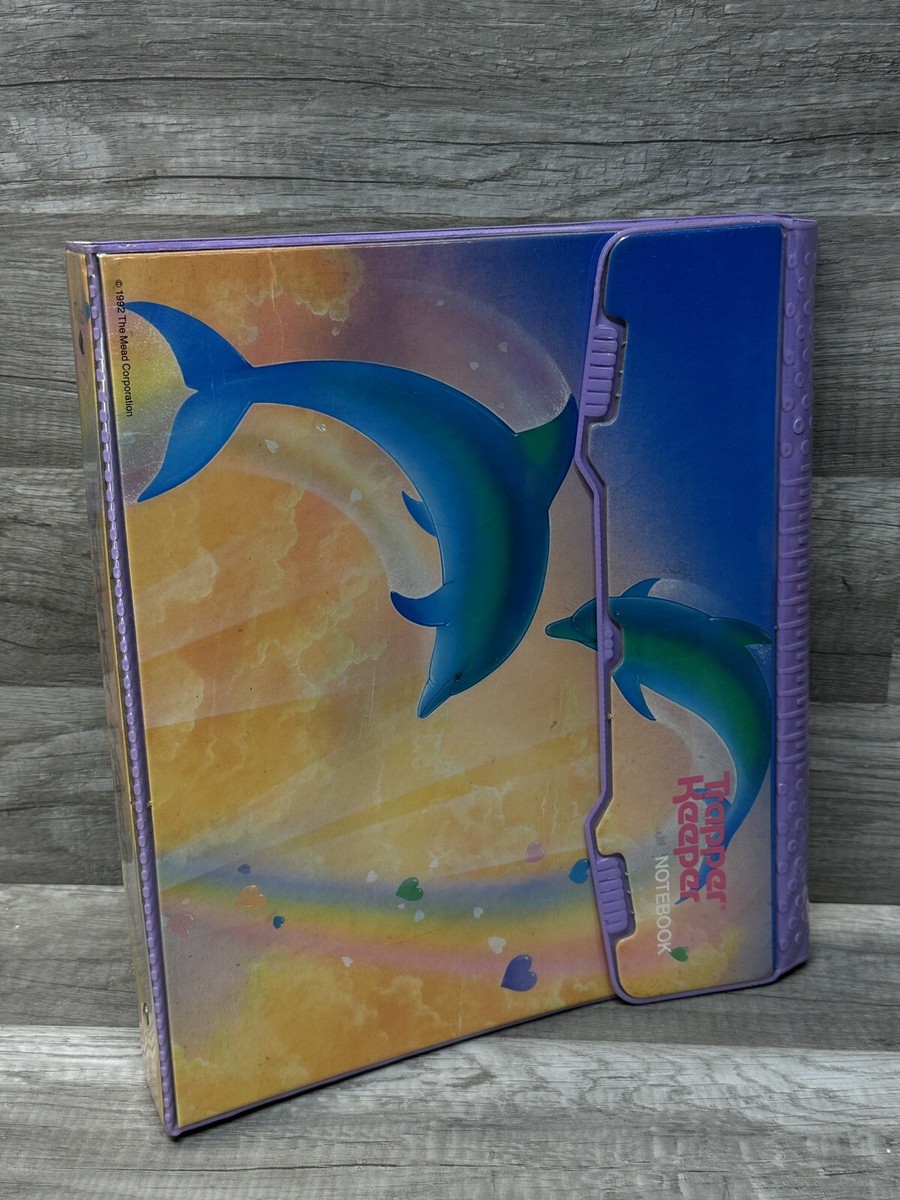 90s Notebook With Dolphins