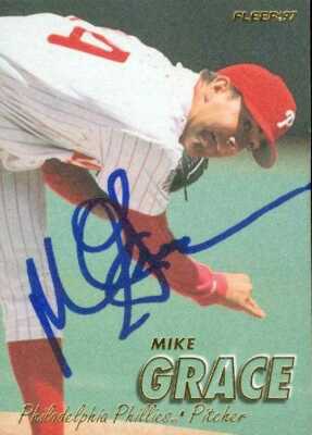 Mike Grace autographed Baseball Card (Philadelphia Phillies) 1997 Fleer ...