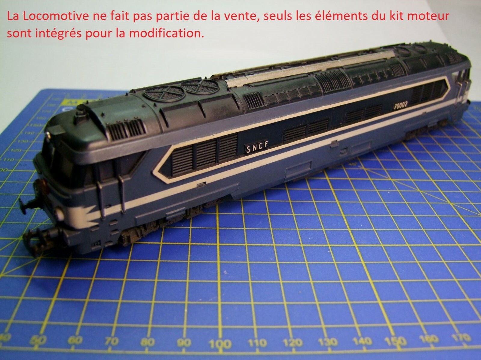 Kit Motorisation locomotives JOUEF HO châssis métal CC 70001 - CC 70002 ...