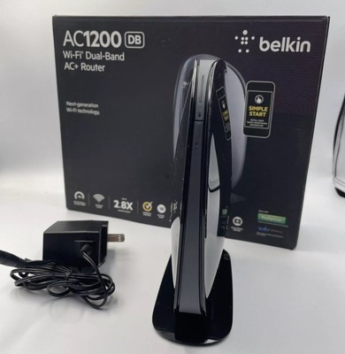 Belkin AC 1200 DB Wi-Fi Dual-Band AC+ Gigabit Router Wireless Router ...