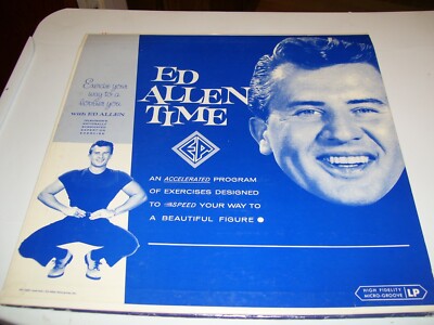 ED ALLEN TIME-ACCELERATED EXERCISE PROGRAM-LP-NM-PAMPHLET 6 EXERCISES ...