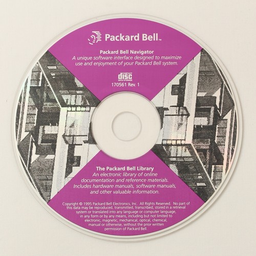 Packard Bell Navigator ‘The Packard Bell Library’ Vintage PC Software ...