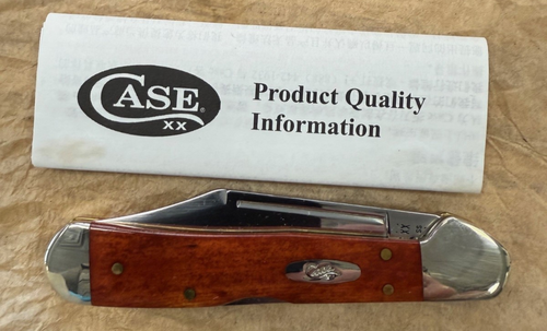 Case xx Mini Copperlock Smooth Chestnut Bone Stainless Pocket Knife, No ...