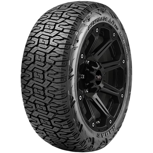 33x12.50R22LT Radar Renegade A/T Pro 114R Load Range F Black Wall Tire ...
