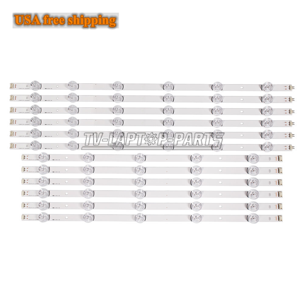 12 PCS LED strips for LG 60LB6300 60LB6500 60LB7100 60LB6100 60LB5900 ...