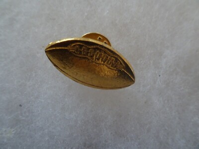 NFL Golden Tone Football logo Vintage Badge pin | eBay