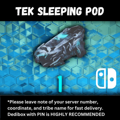 ARK PVE NINTENDO SWITCH TEK SLEEPING POD | eBay