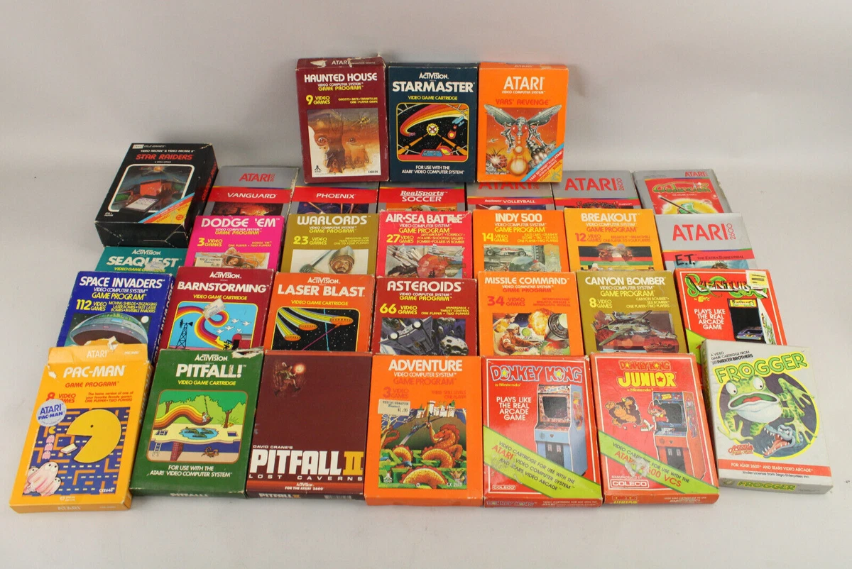 Atari 2600 Game Boxes
