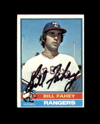 Bill Fahey Signed 1976 Topps Texas Rangers Autograph | eBay