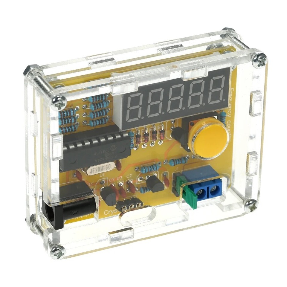 1Hz-50MHz Digital LED Crystal Oscillator Frequency Counter Meter Tester ...